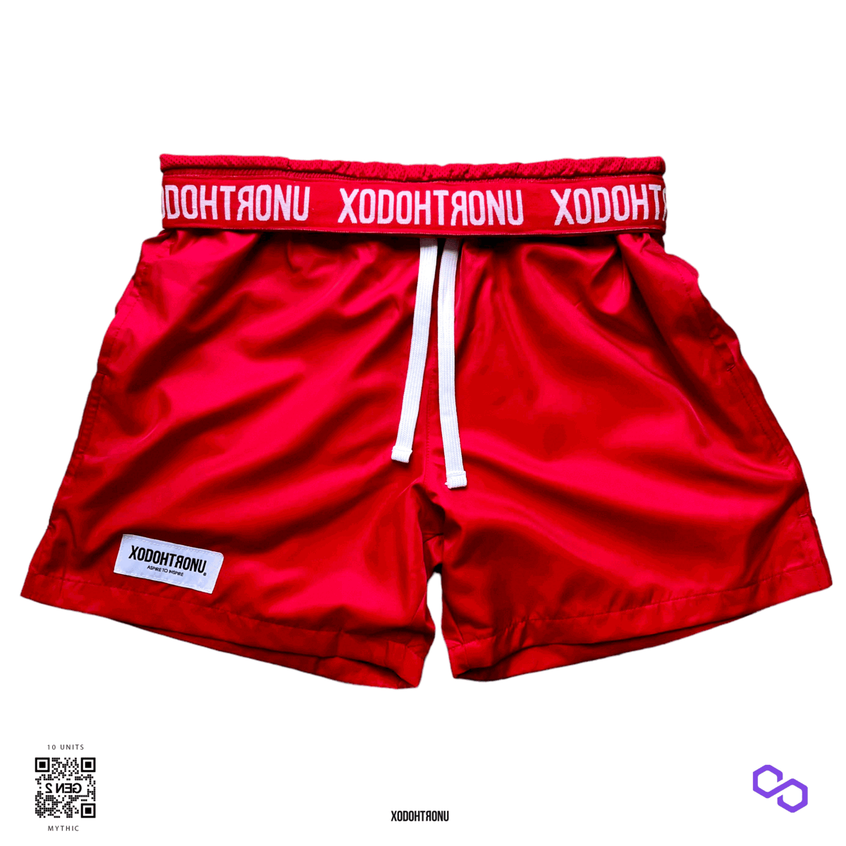 XU Tron Nylon Shorts- "Big Red" [Gen 1] – XODOHTRONU