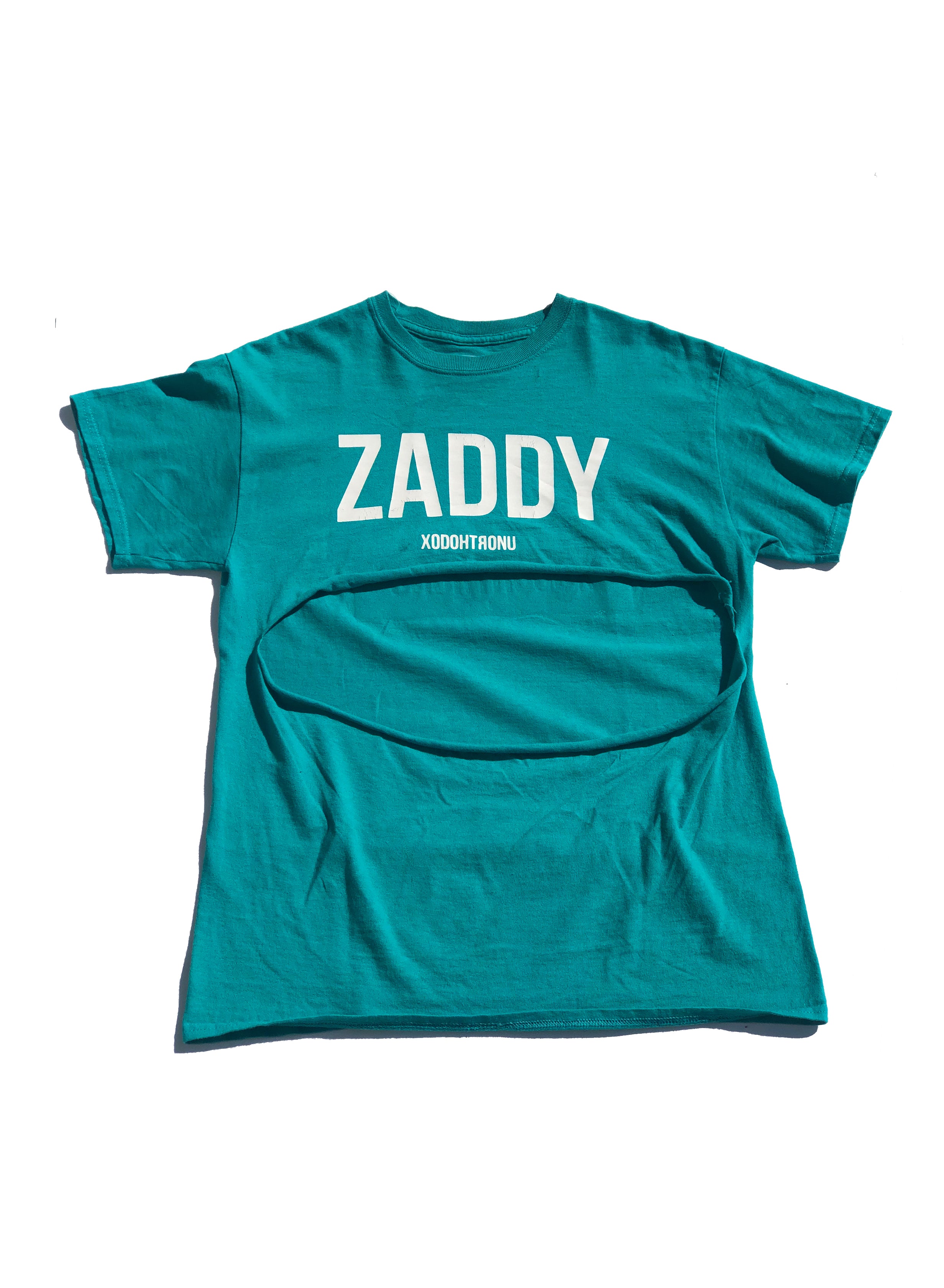 BT- Zaddy Tee Teal James Crop - [Medium] R14 – XODOHTRONU