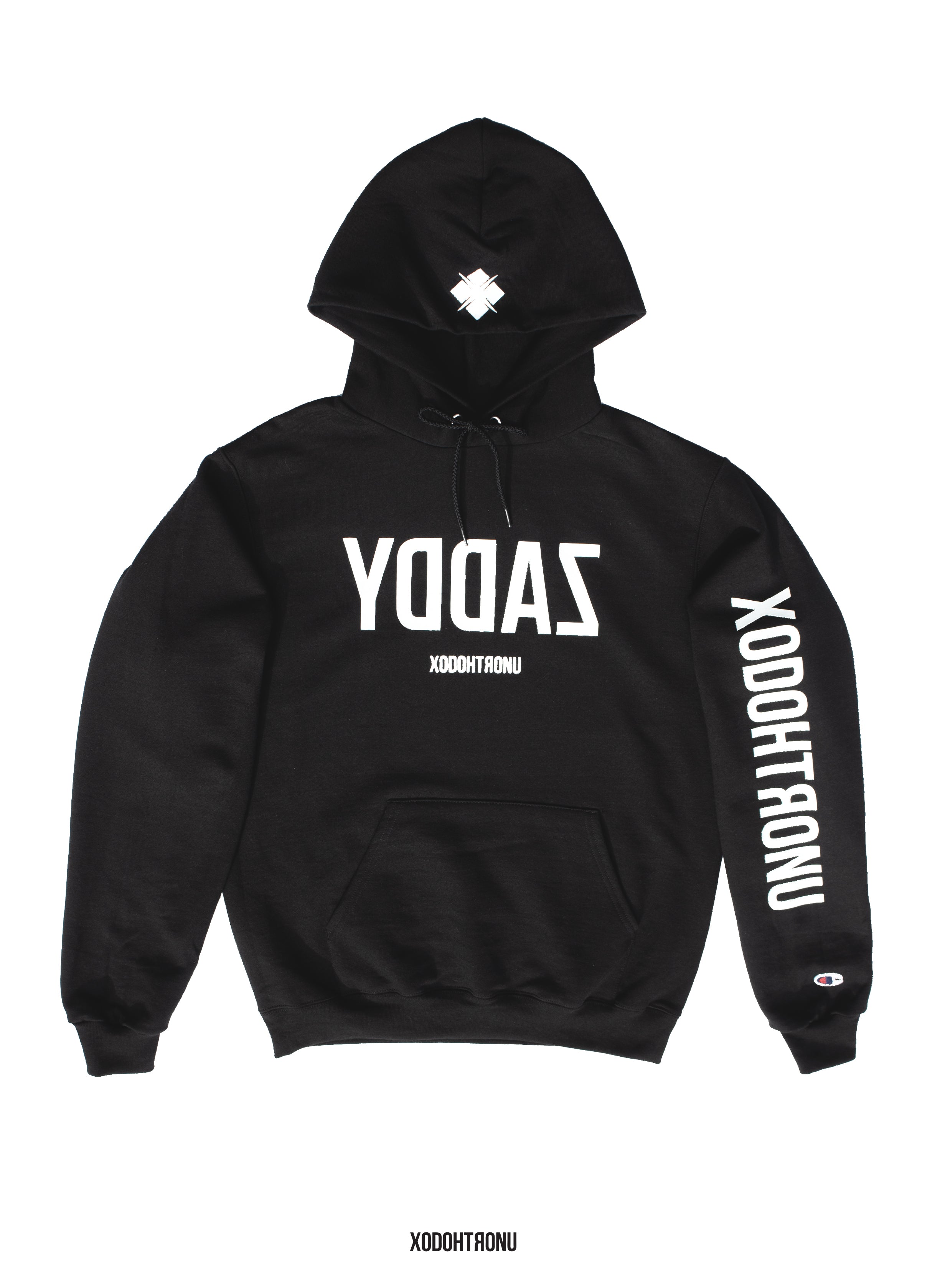 Comeback Szn YDDAZ Hoodie ft. Champion- Noir (Glow In The Dark logos ...