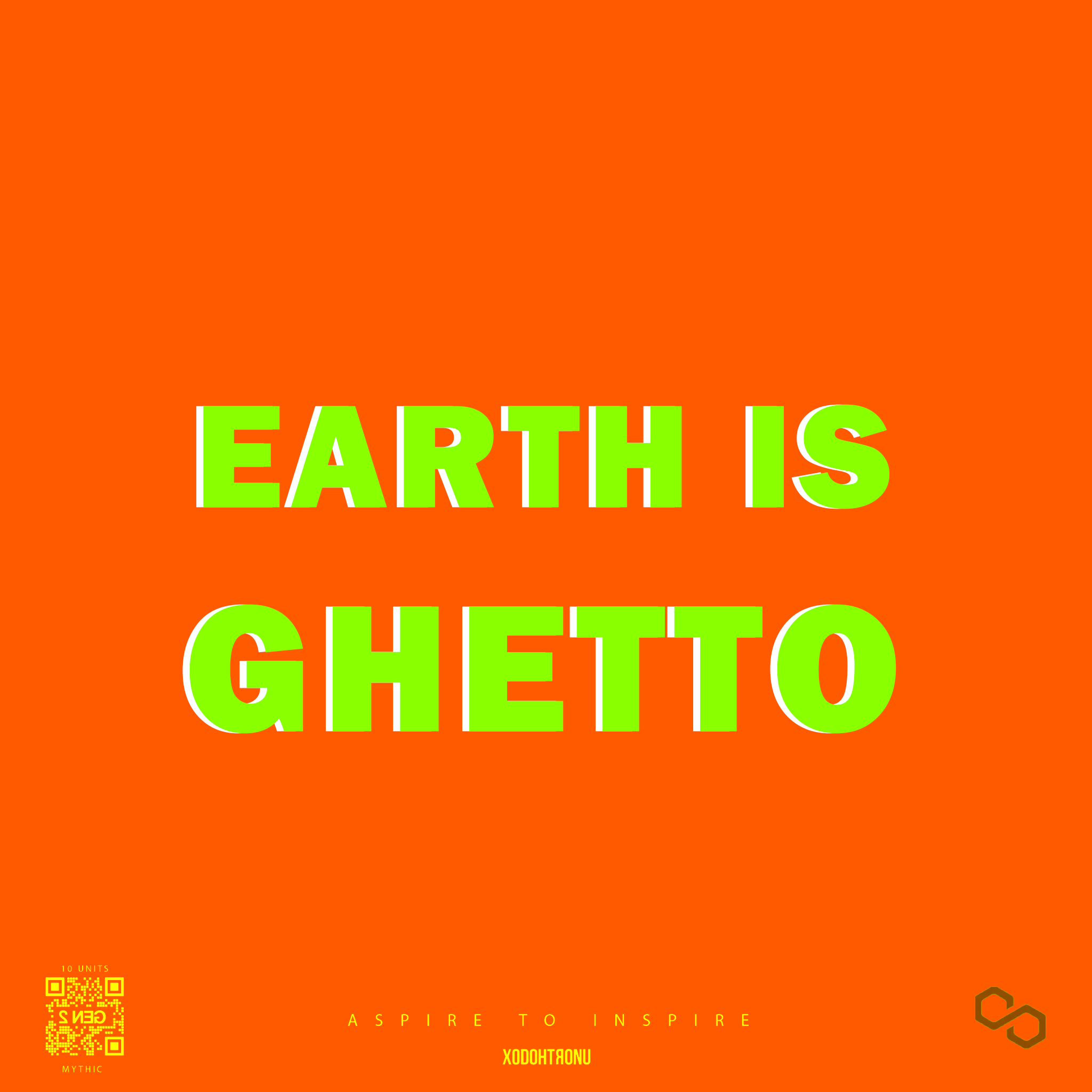 Earth Is Ghetto Trucker Hat- Neon Halloween [GEN 2]- Mythic – XODOHTRONU