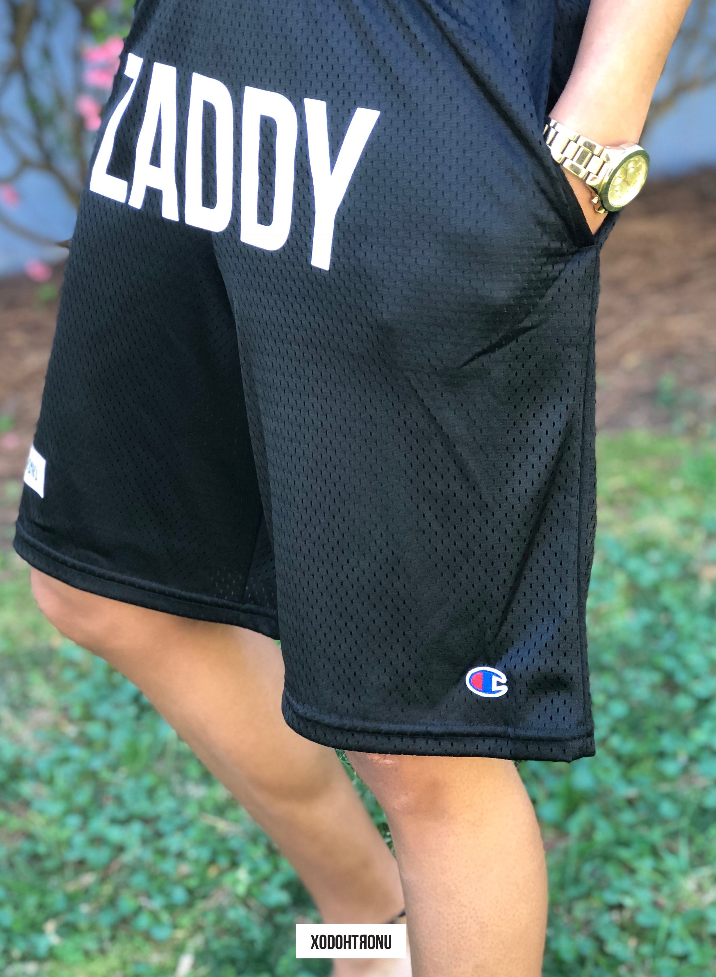 ZADDY Front Stamped Shorts Noir [VAULT]